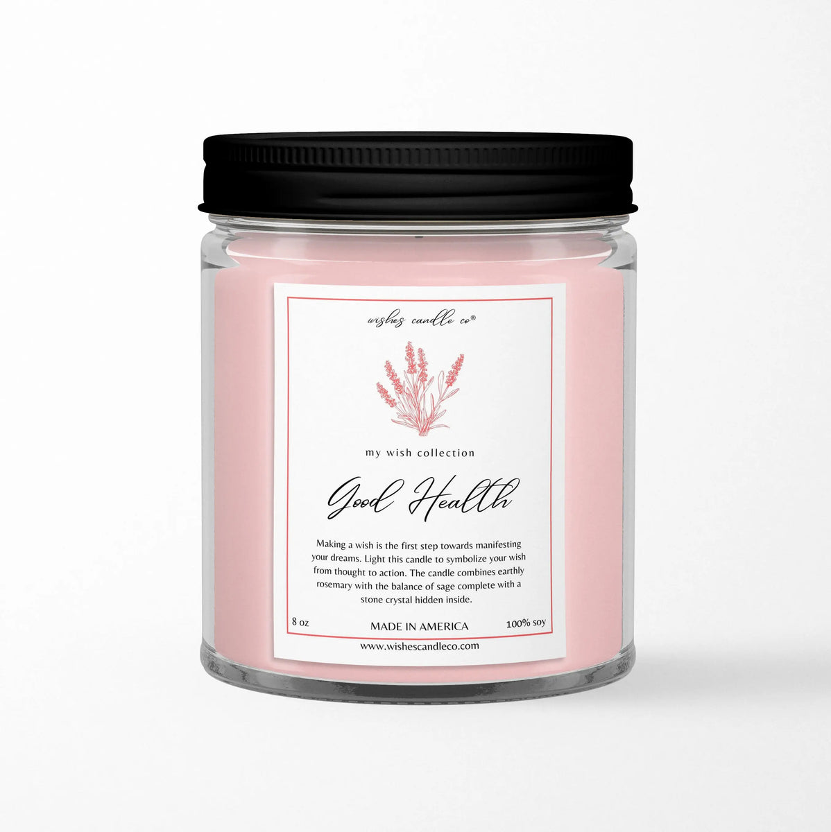 My Wish Good Health Candle - 8oz or 16oz Manifestation – Wishes Candle Co