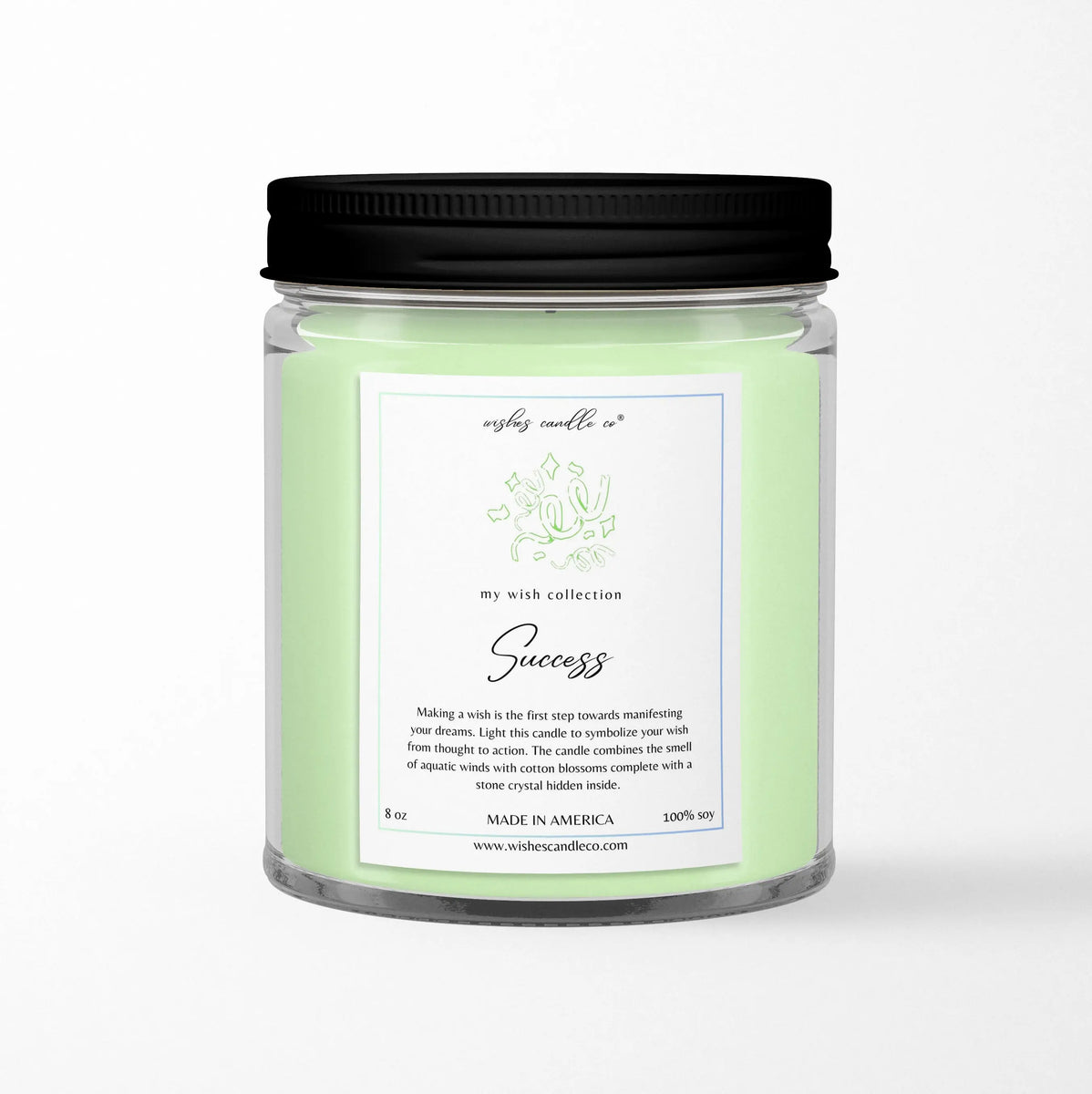 My Wish Success Candle - 8oz or 16oz Manifestation – Wishes Candle Co