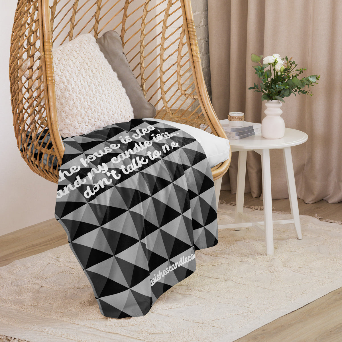 Candle Is Lit Blanket – Wishes Candle Co